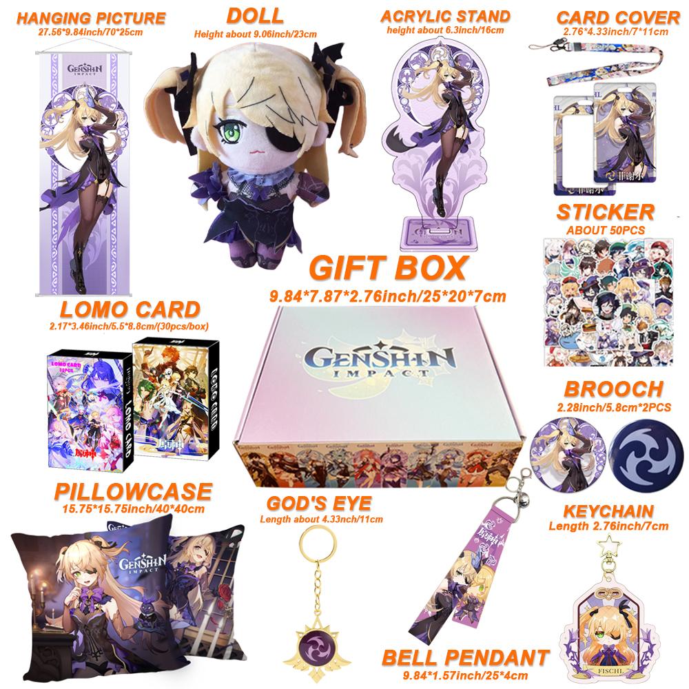 Cheap Genshin Impact Box - Including Doll,Pillowcase,Hanging Pictur ...