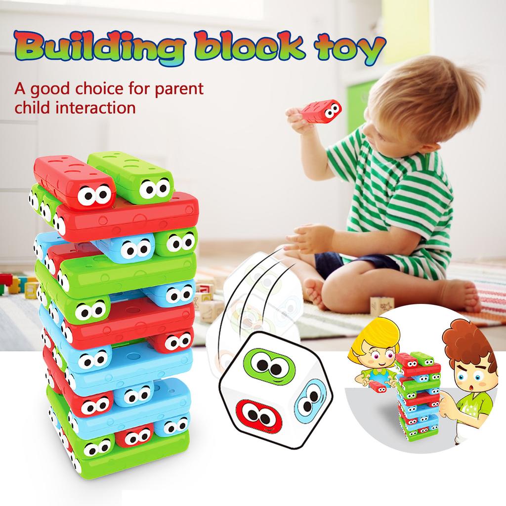 New Design Classic Colorful Cartoon Tower Stacking Games Building ...
