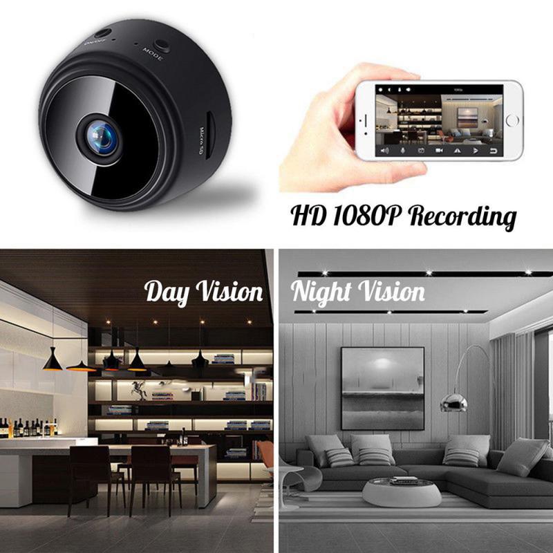 A9 Мини WiFi Шпионская камера 1080P HD Беспроводная скрытая камера ...