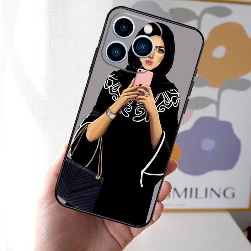 Islamic Muslim Hijabi Girls Coque For iPhone XR XS Max X 12 13 Mini 6S ...