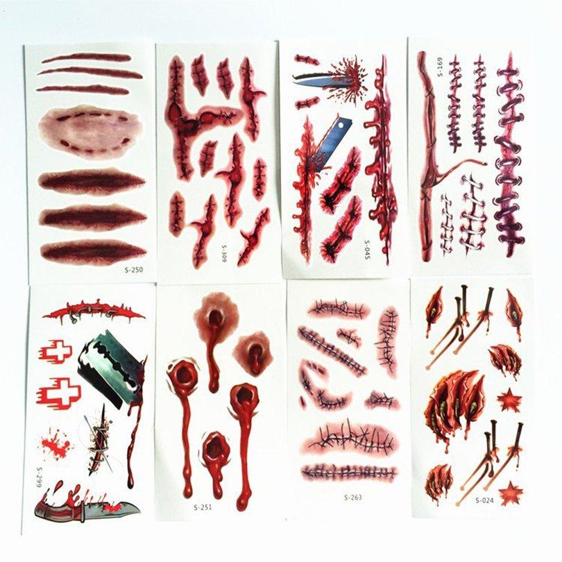 Buy KC Long-Lasting Easy To Remove Halloween Fake Scab Blood Special ...