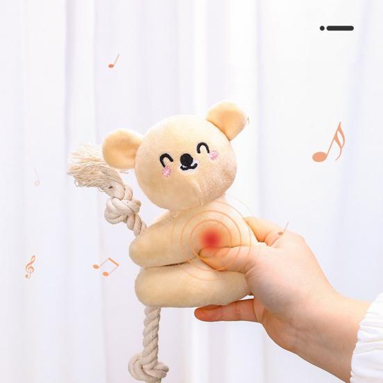 Scratch-resistant Dog Chew Toy Party Gifts Squeaky Plush Sound Sloth ...