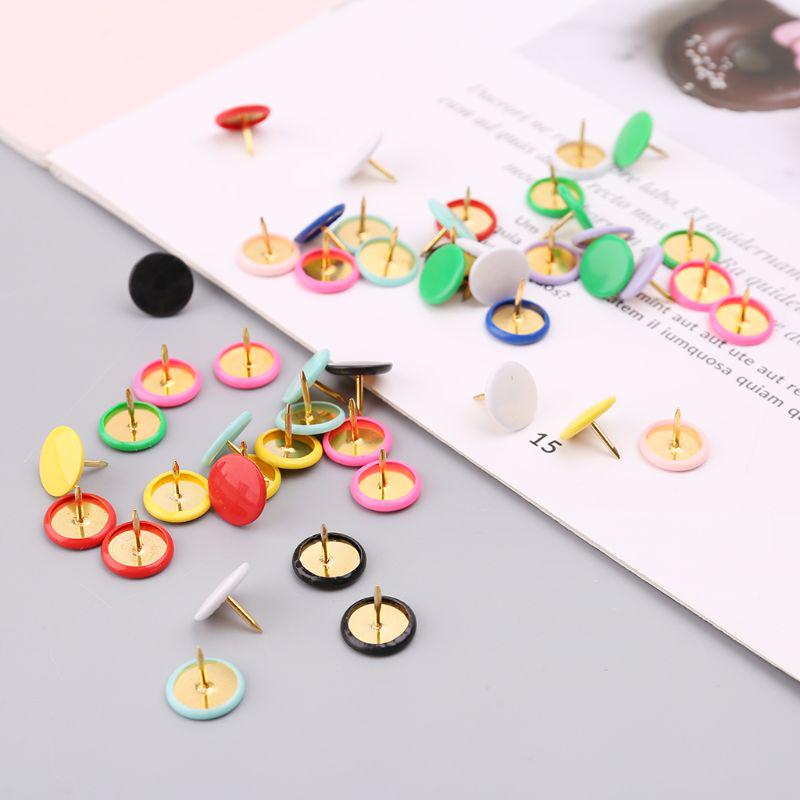 Buy 300pcs Home Office Drawing Pins Pushpin Thumbtack Cork Board Push ...