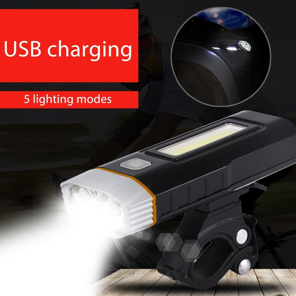 Universal Bicycle Accessory USB Rechargeable Bicycle Headlight Work ...