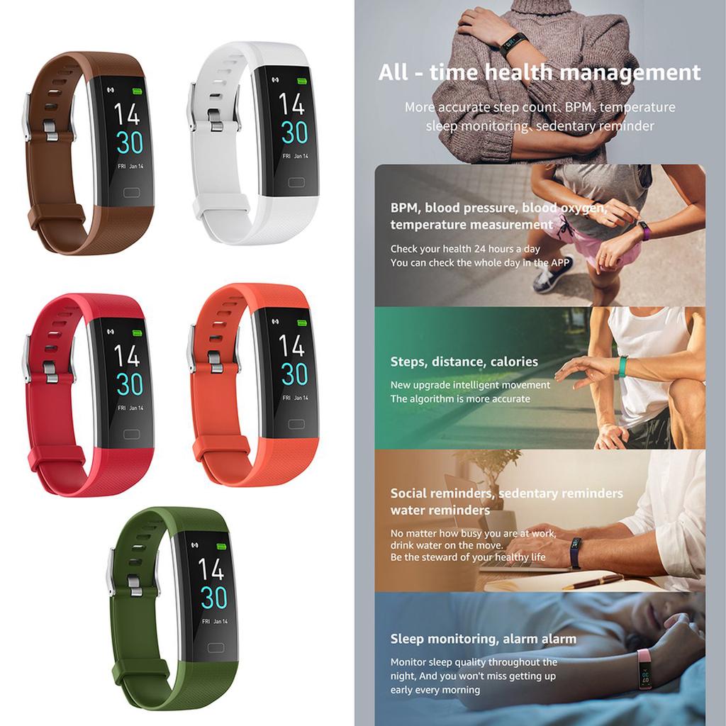 Runmifit S5 Smartwatch Health Monitor Band Smartwatches Black Smart ...