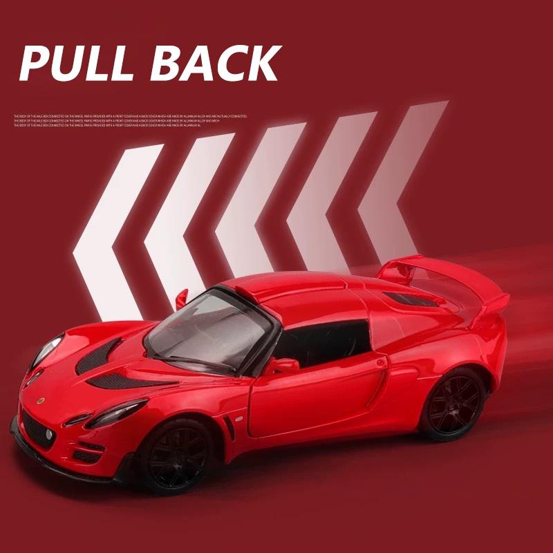 Buy RUM1:32 Scale Lotus Exige Scura Alloy Car Model diecast car Toys ...