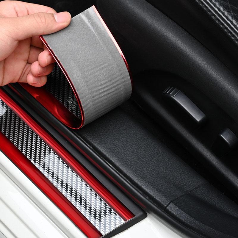 Köp Door Sill Protector Rubber Strip Car Threshold Protection Bumper ...