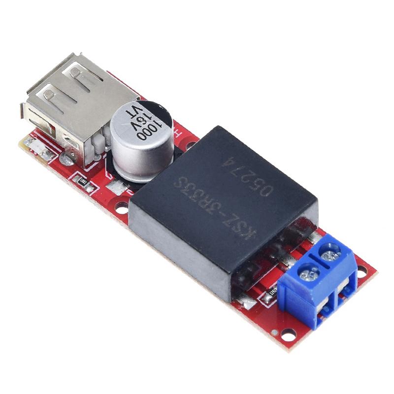 5V USB Output Converter DC 7V-24V To 5V 3A Step-Down Buck KIS3R33S ...