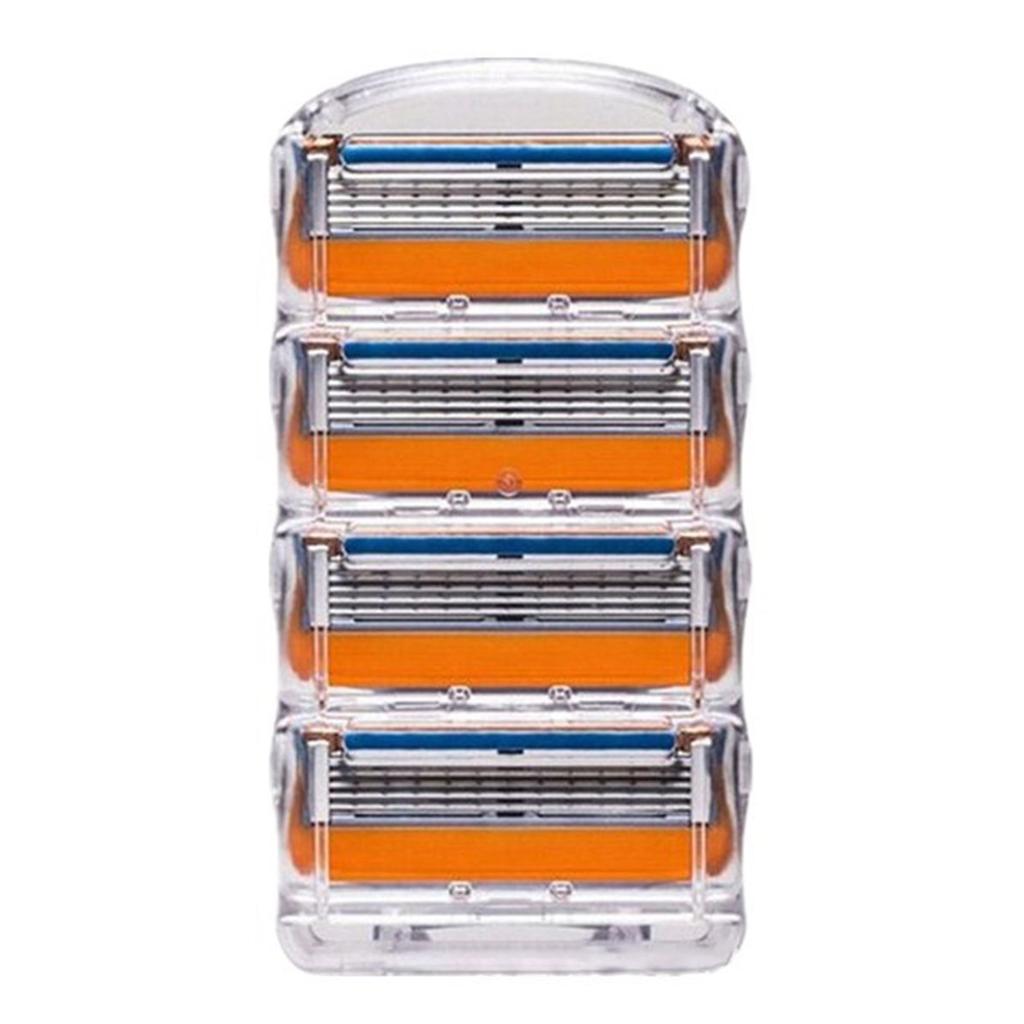 Buy 4PCS/SET 5 Layers Men Face Shaving Razors Blades Male Manual Razor ...