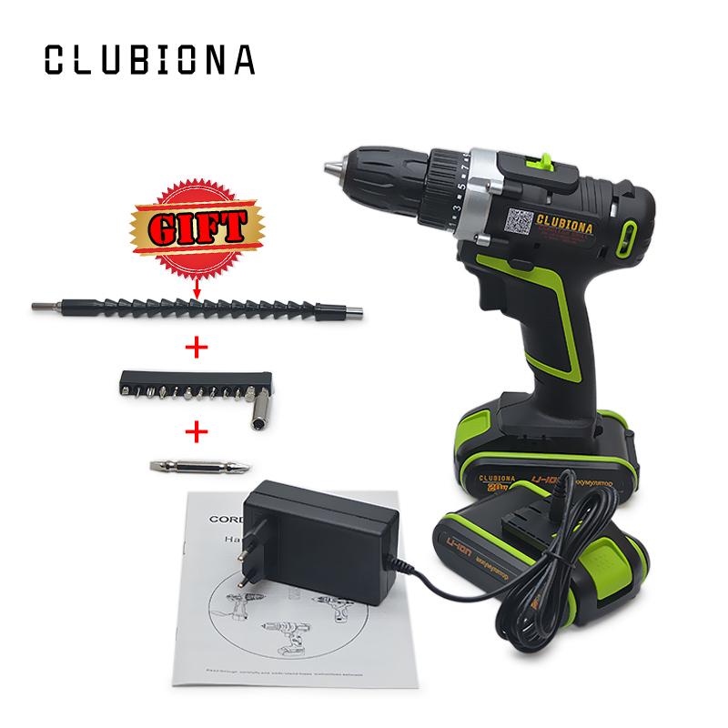 20V Max Electric Screwdriver Cordless Drill Mini Wireless Power Driver ...