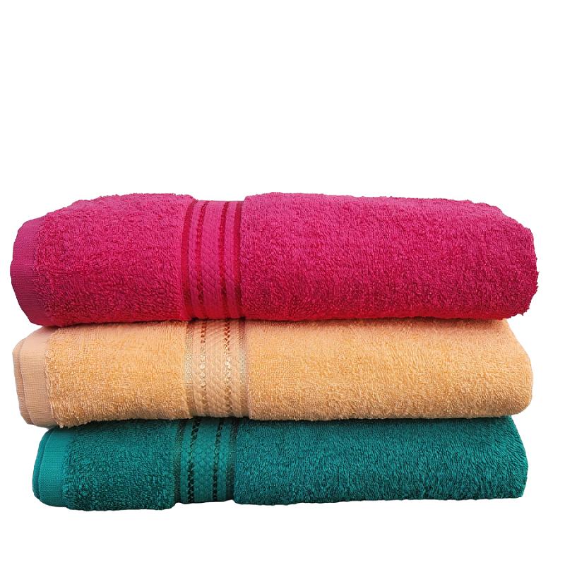 Cheap Bath Towel 70x140 - Set of 3 Cotton Bath Towels | Joom
