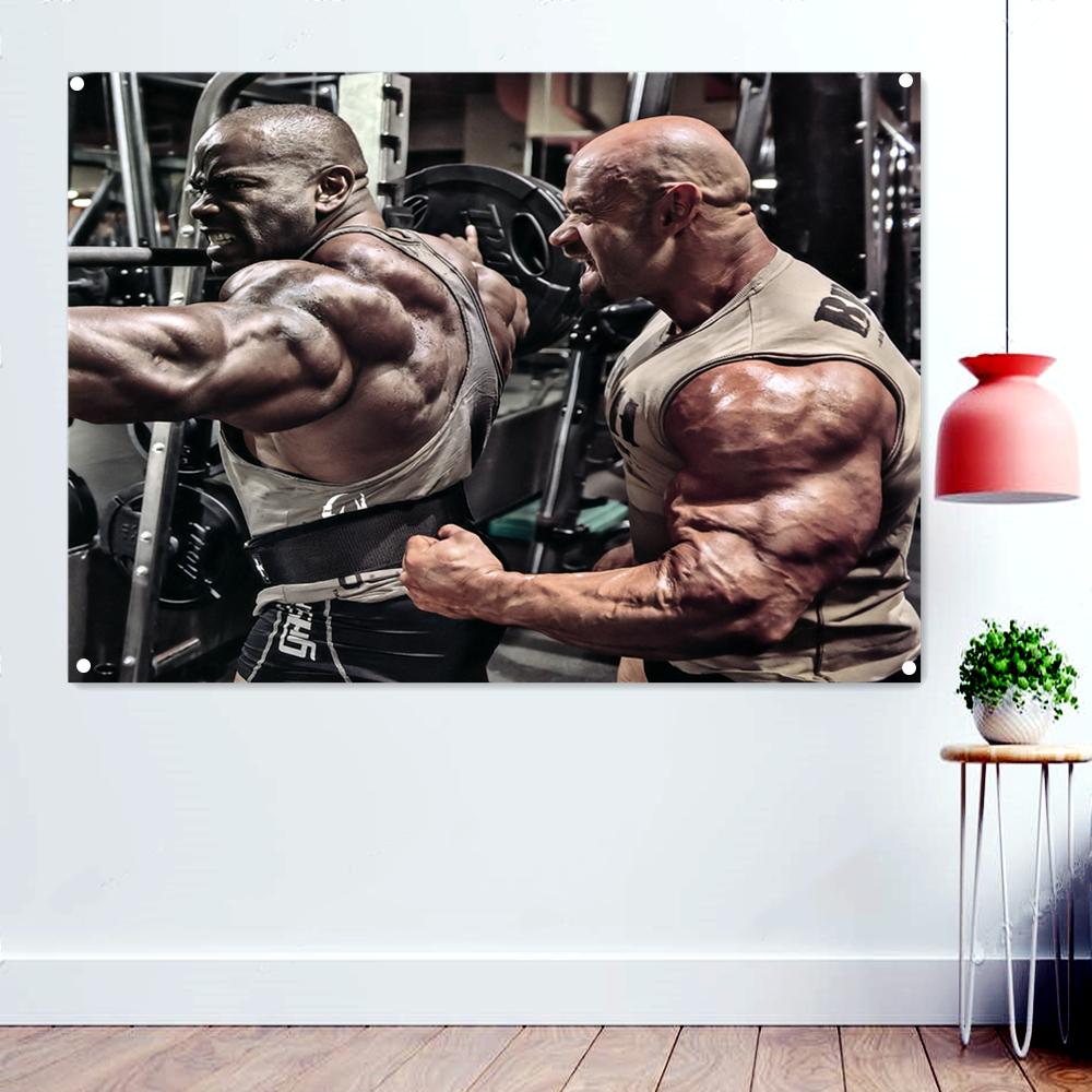 Satın alın Hard Training Fitness Athlete Wallpaper Wall Art Hang ...