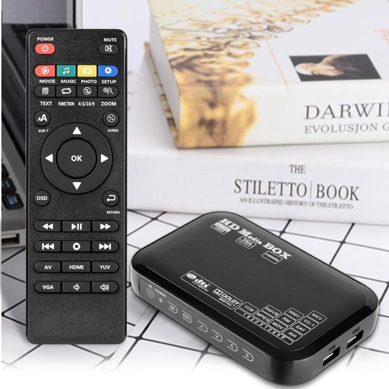 Buy Full HD Mini Box Media Player 110-240V 1080P Media Player Box ...