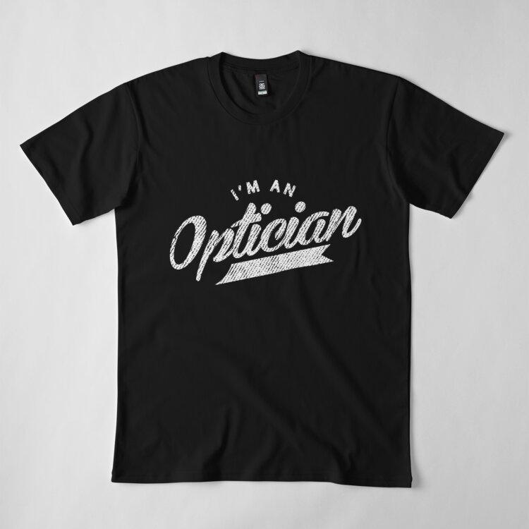 Buy Men Premium Cotton Harajuku T-Shirt Optics Optician Optometrist ...