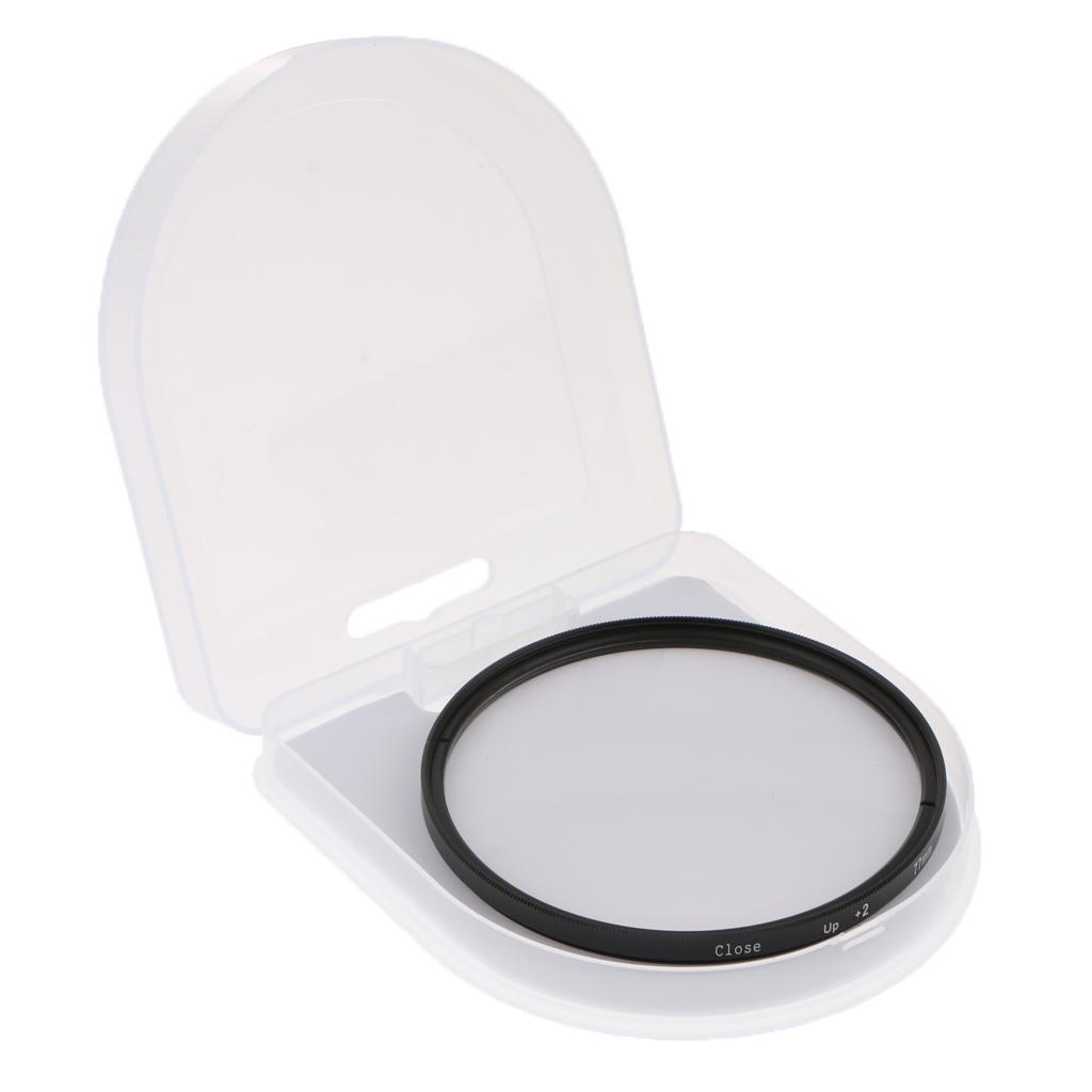 Buy 77mm CloseUp +2 Macro Close Up Optical Lens Filter for DSLR Digital ...