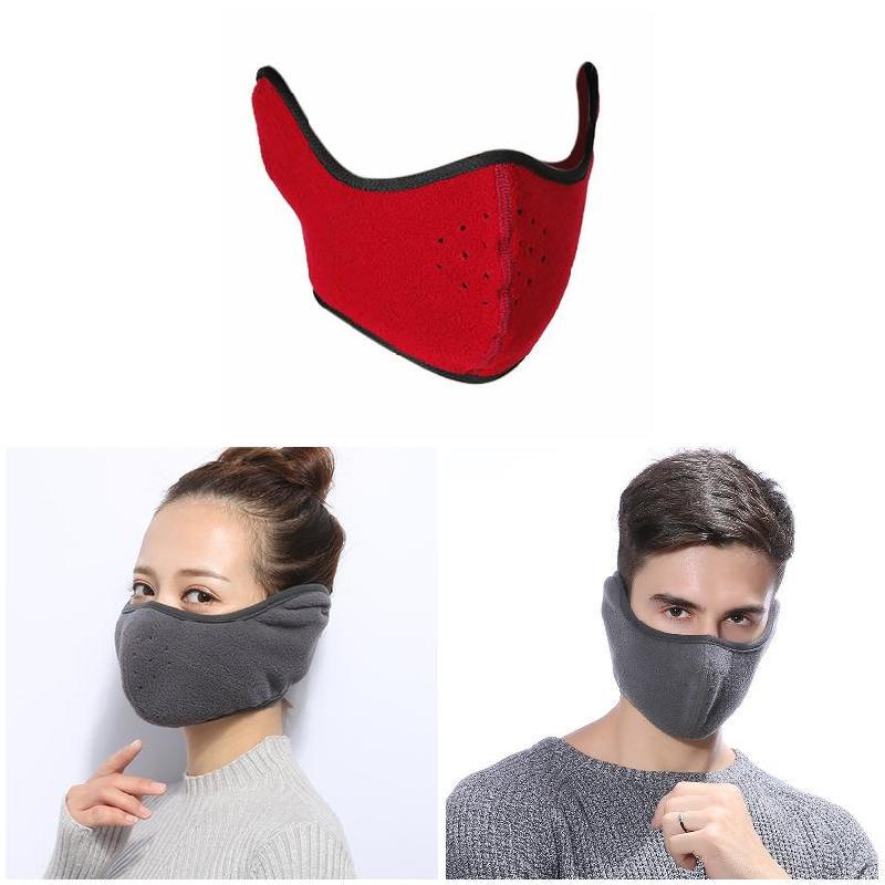 Buy Unisex Dustproof Muffle Mouth Face 2-in-1 Masks Mask Warm Earmuffs ...