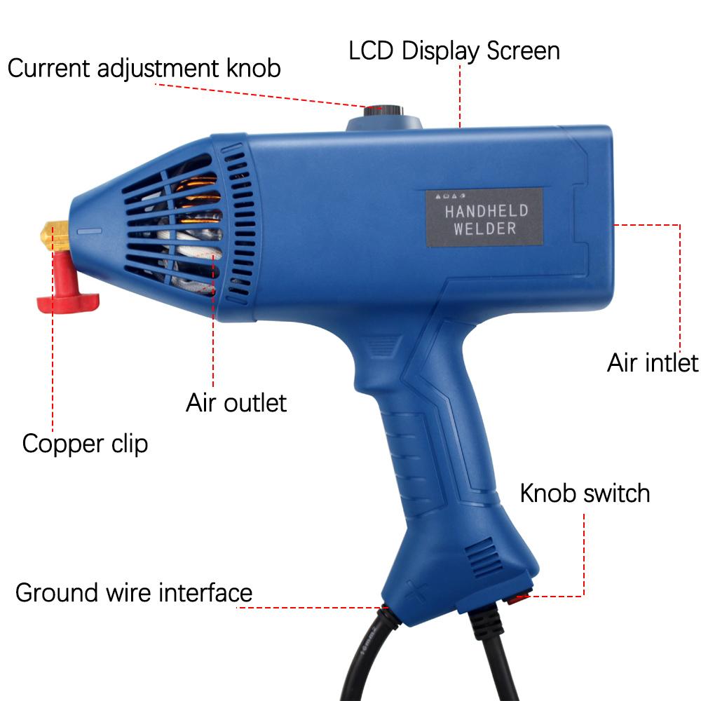 220V ręczna spawarka elektryczna 120A Domowa przenośna mini spawarka ...