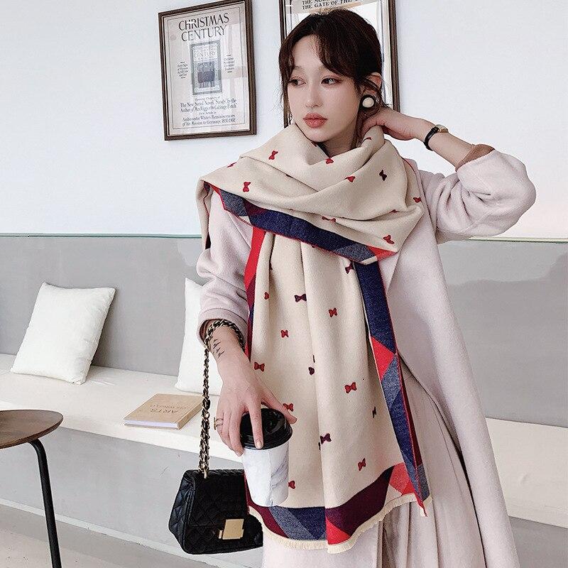 Cheap 2021 Winter Scarves Brand Designer Cashmere Scarf Women High ...