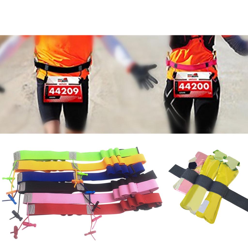 Buy Unisex Triathlon Marathon Race Number Belt Support Running Belt ...
