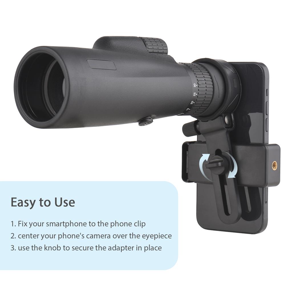Buy Telescope Phone Adapter Universal Smartphone Mount for Binoculars ...