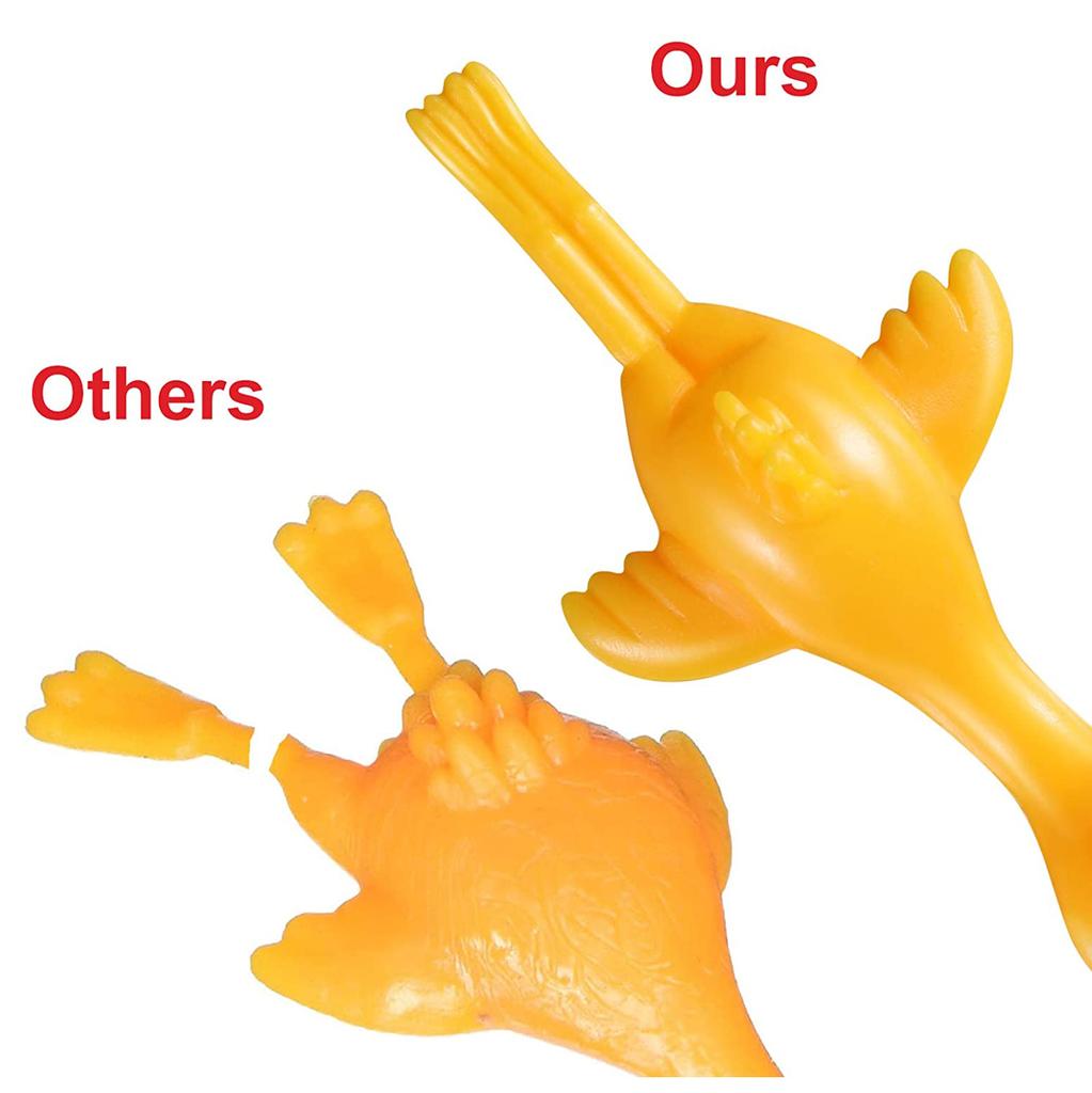 Buy 20 Packs Finger Flying Rubber Chicken Turkey Slingshot Flick ...