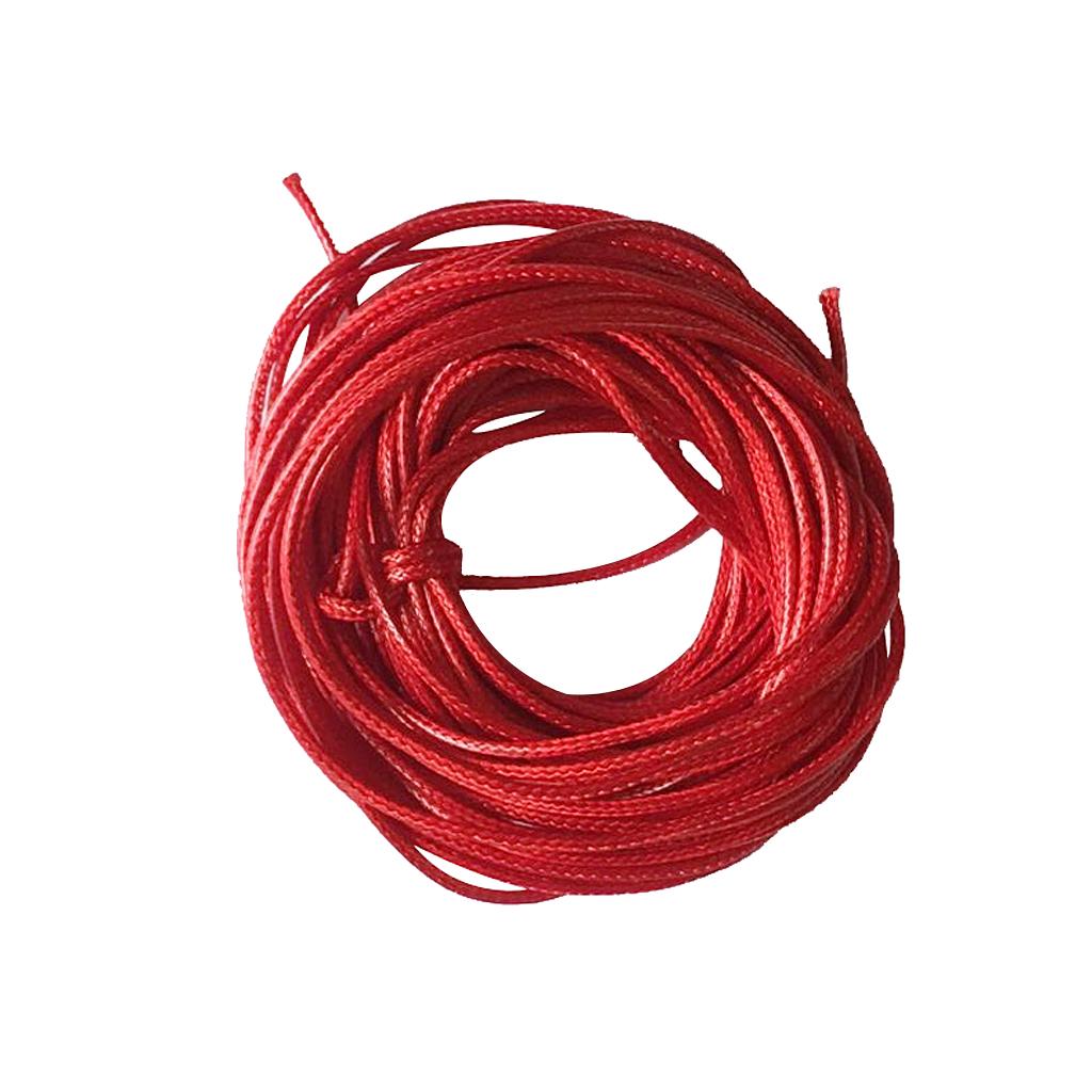 10m Waxed Nylon Thread Cord String Fit Weave Jewelry 1.5mm Dark Red ...