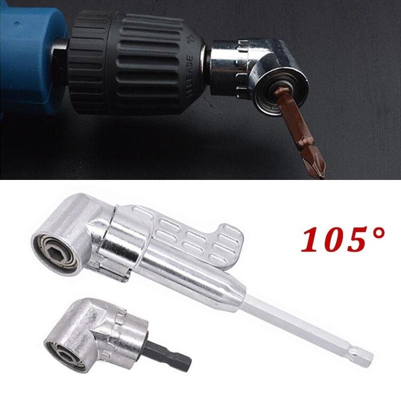105 Degrees Extension Hex Drill Bit Adjustable Hex Bit Angle Driver ...