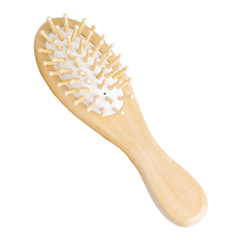 Buy Massage Health Care Small Solid Wood Comb Portable Portable Airbag ...