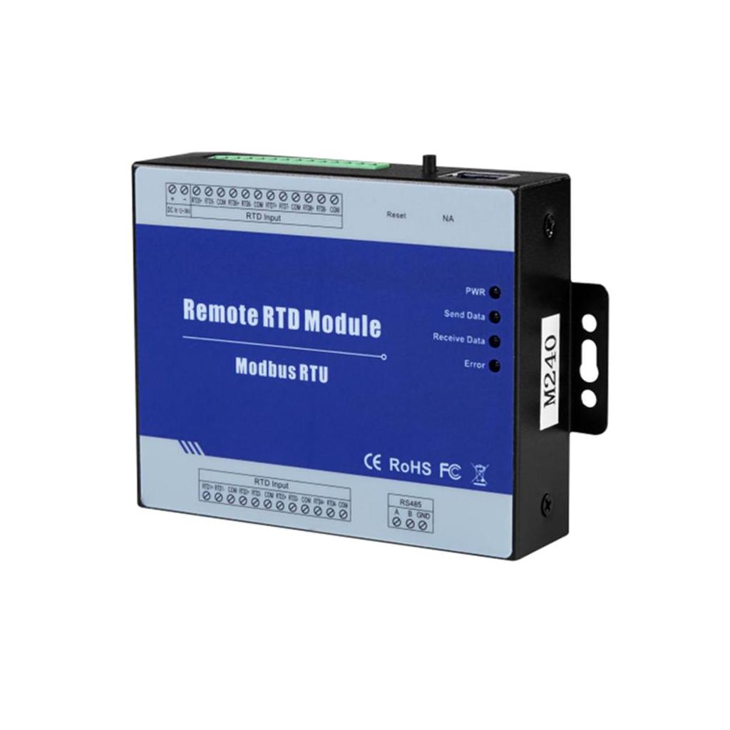 Buy M240 Modbus Remote IO Module 4CH RS485 PT100 Data Acquisition at ...