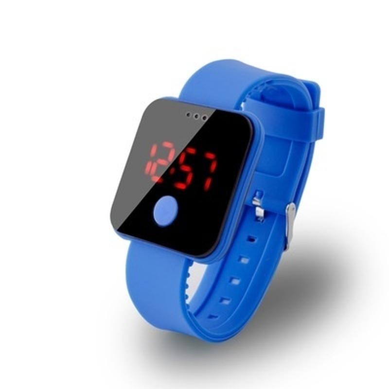 Buy Multi-color Digitial Watch Square Mirror Face LED Watch Men Women ...