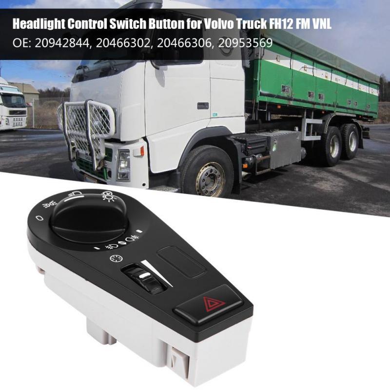 Buy Headlight Lamp Control Switch Button for Volvo Truck FH12 FM VNL ...