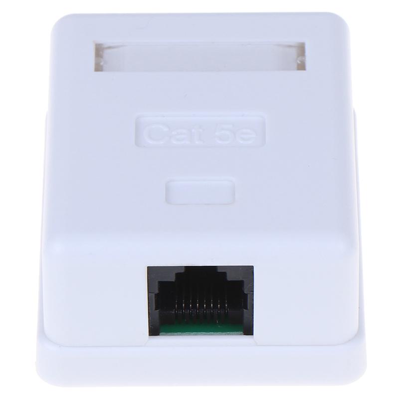 RJ45 Box Information Module Ethernet Single Port Network Connector ...