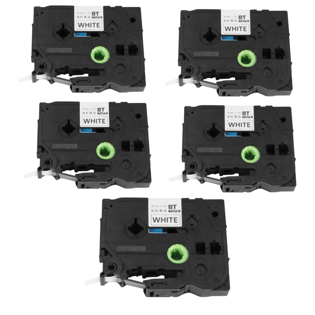 Buy 5Pcs Tze-221 9Mm Black On White Tze221 Tz221 Tze 221 Tape For ...