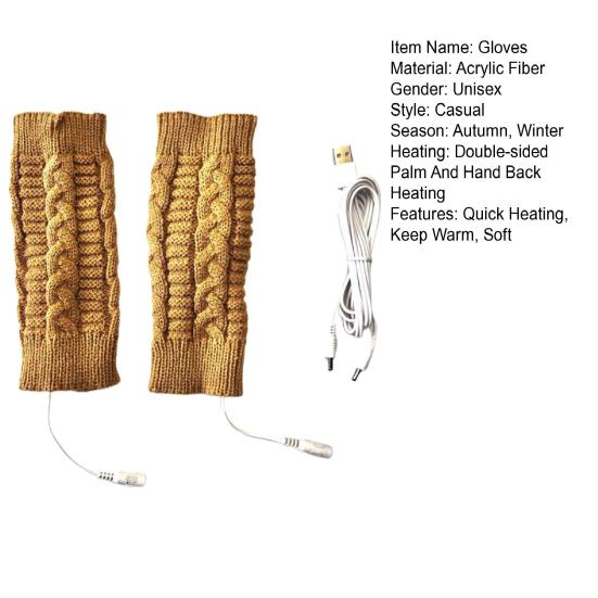 Cheap 1 Pair Keep Warm Anti-fade Protective Half Finger Winter Thermal ...