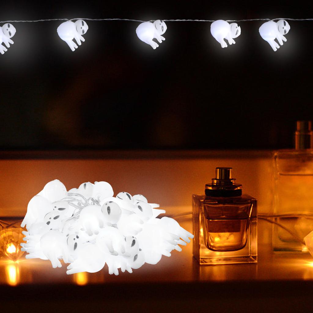 Buy Jasmine 0931PC Creative LED Battery Box Colorful Light Ghost String ...