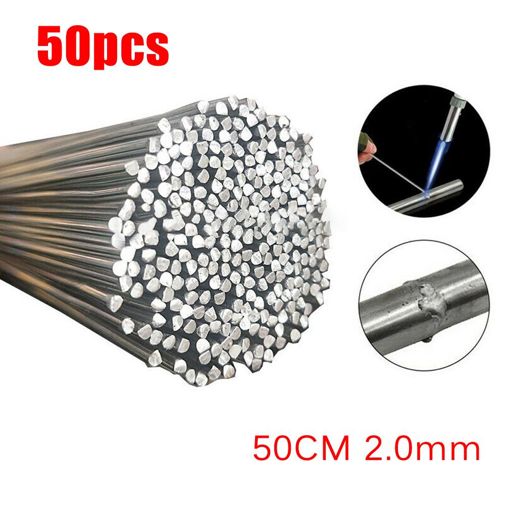 50 Pcs Aluminium Welding Rods Fast Easy Soldering Low Temperature 50*0 ...