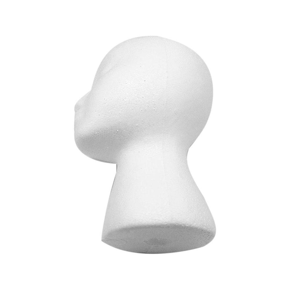 New Polystyrene Unisex Foam Mannequin Head Display Female Model Wigs ...