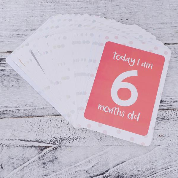 Buy 1 Set of Month Card Durable Cards Lovely Cards Cartoon Month Cards ...