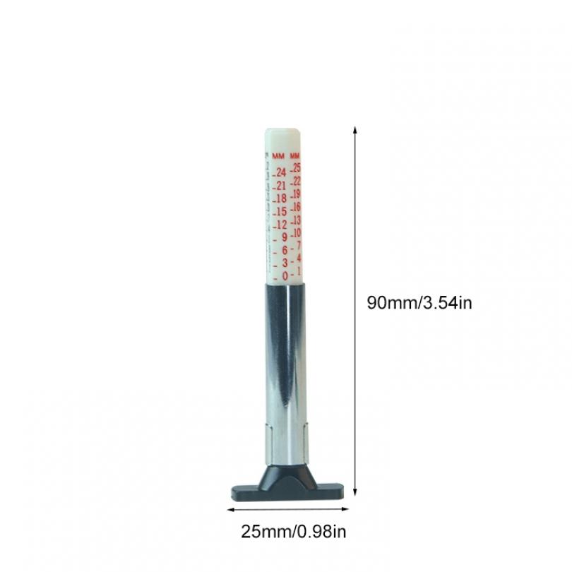 Cheap 0-25mm Tread Pattern Pen Tire Tread Depth Measuring Tool, White ...