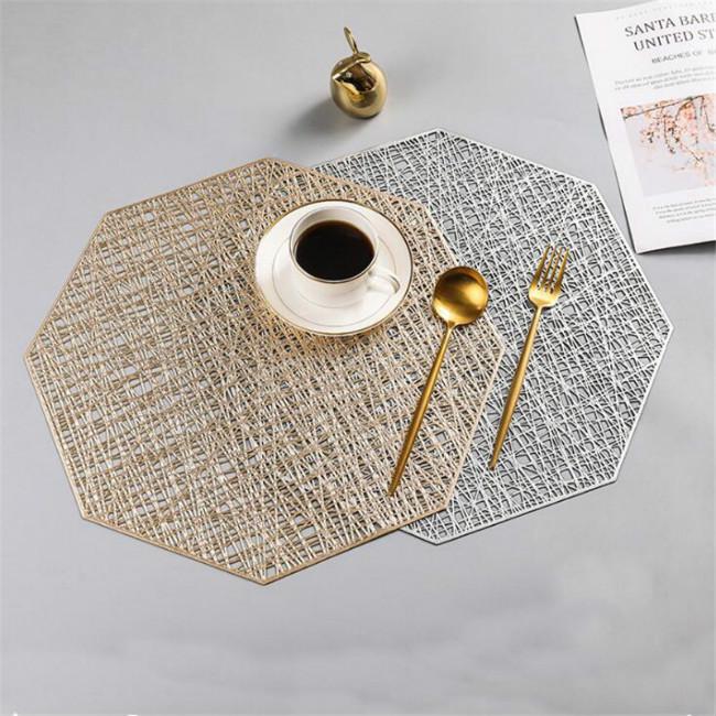 Buy Home Supplies Creative Placemat Table Octagonal Hollow Heat ...