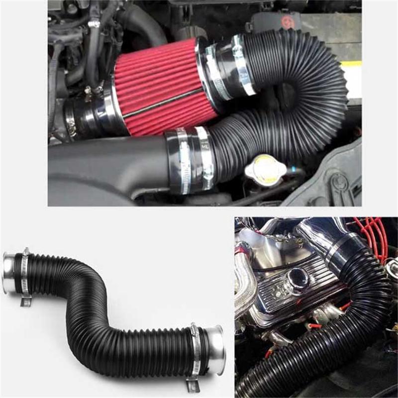Buy 1pcs Universal Turbo Multi Flexible Retractable Air Intake Pipe Kit ...