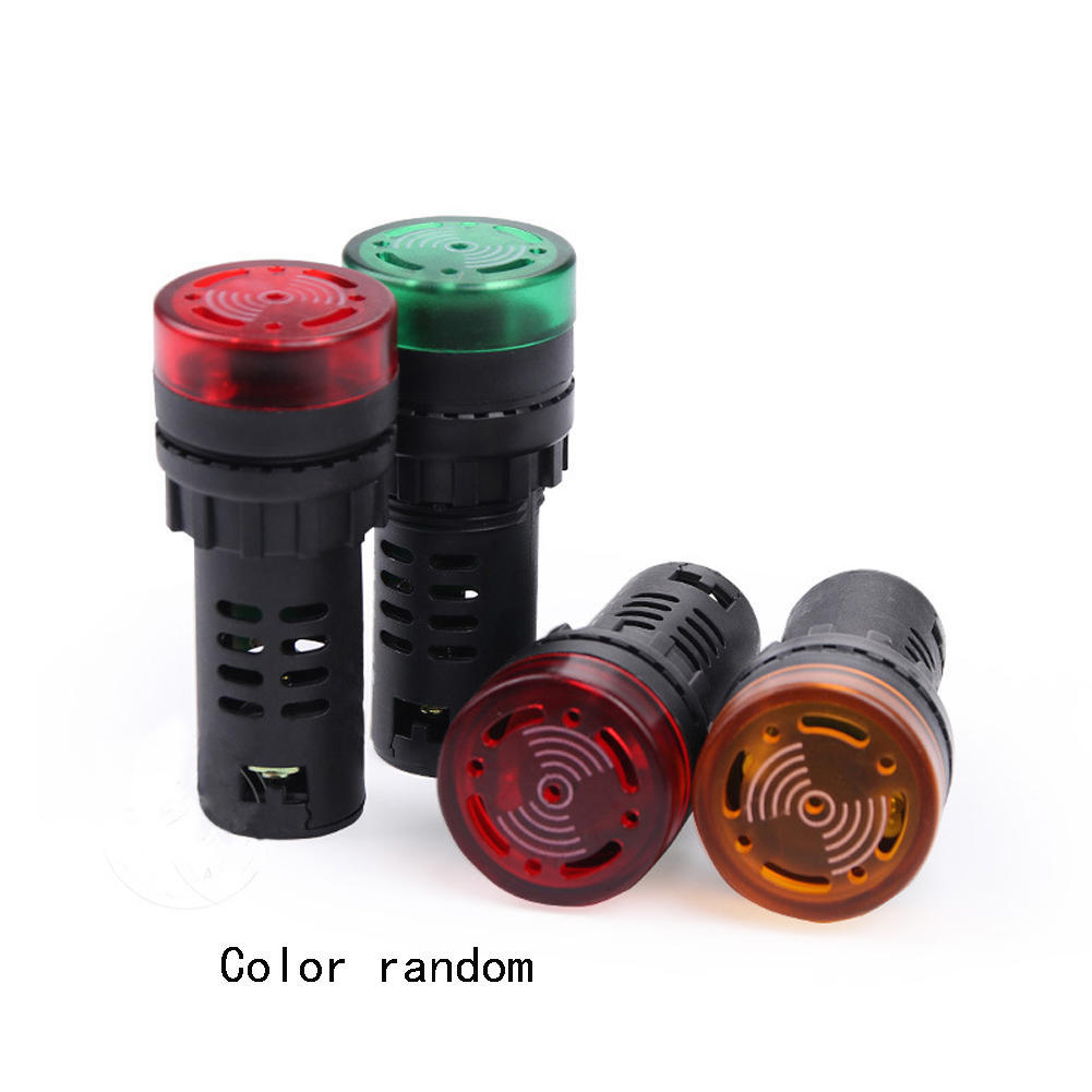 Buy LED Flash Alarm Indicator Signal Lamp W Buzzer Beep 12/24/110/220V AD16-22SM at affordable ...