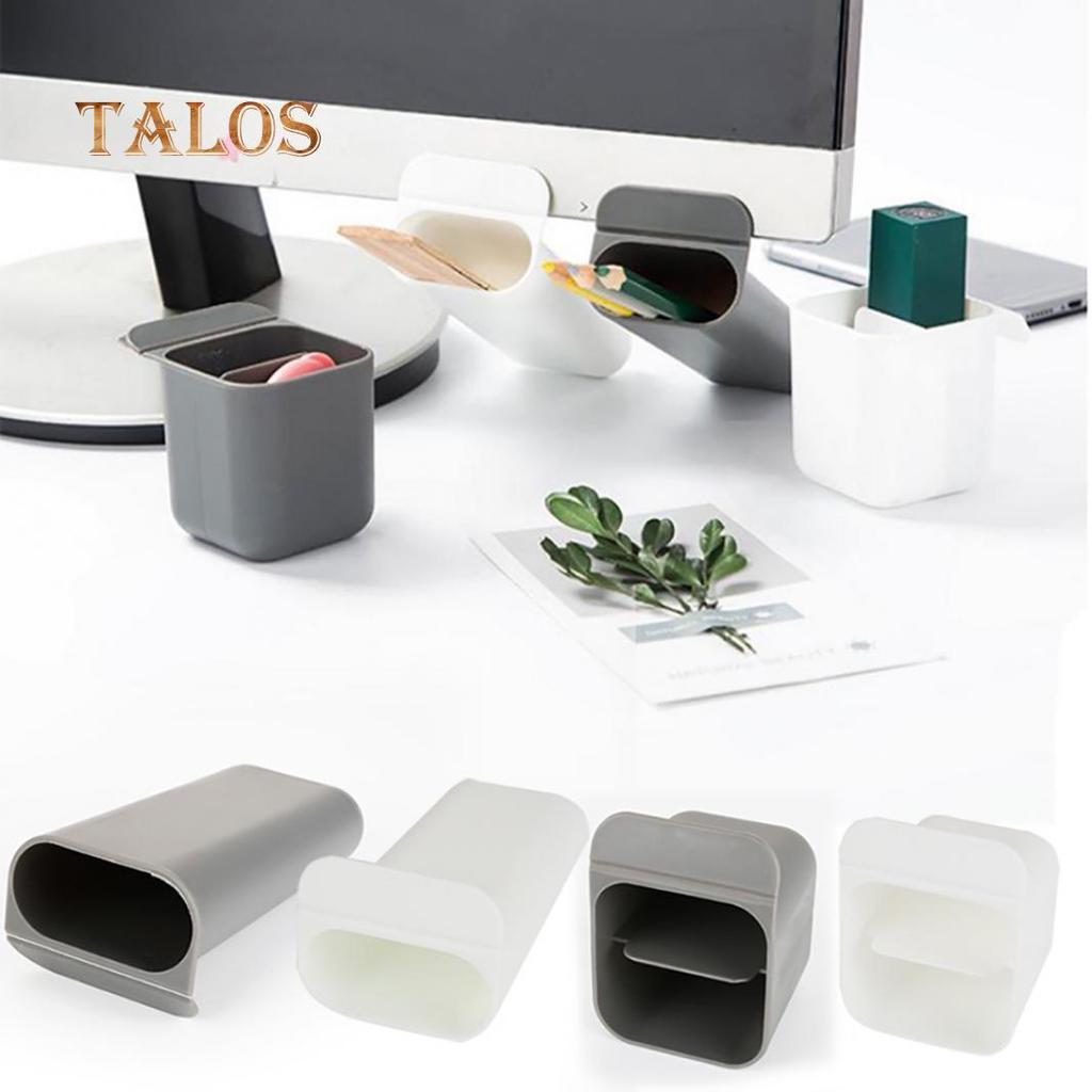 Creative Sticker Hanging Pen Holder Case Container Desktop Organizer ...