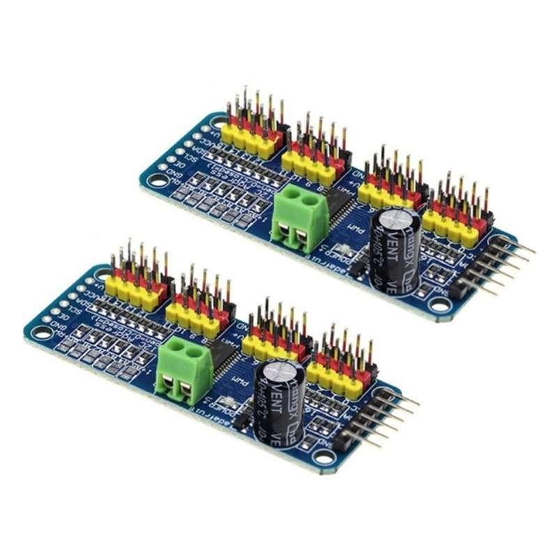 Buy PCA9685 16 Channel 12-Bit PWM Servo Motor Driver IIC Module For ...