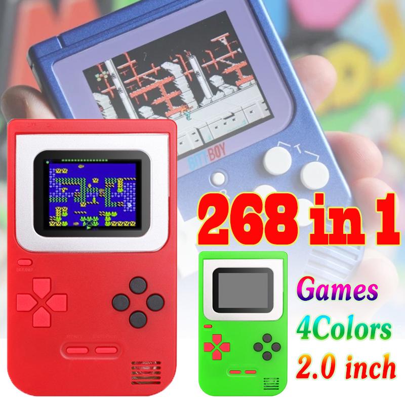 Buy Handheld Game Console Computer Game Built-in 268Games 2.0 LCD 8-bit ...