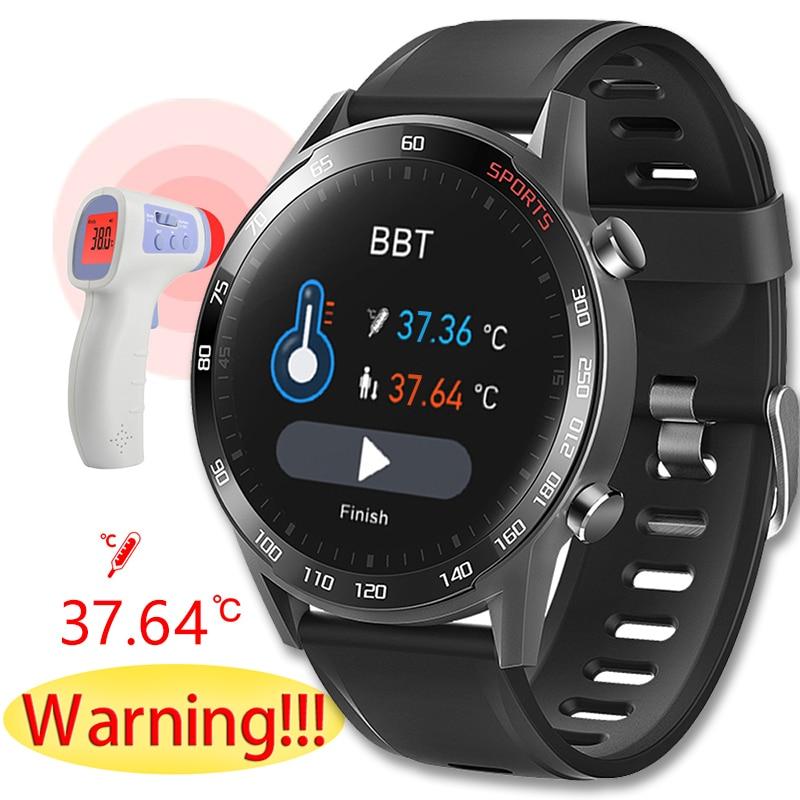 Buy 2021New T23 Blutooth Smart Watch Body Temperature Fitness Tracker ...