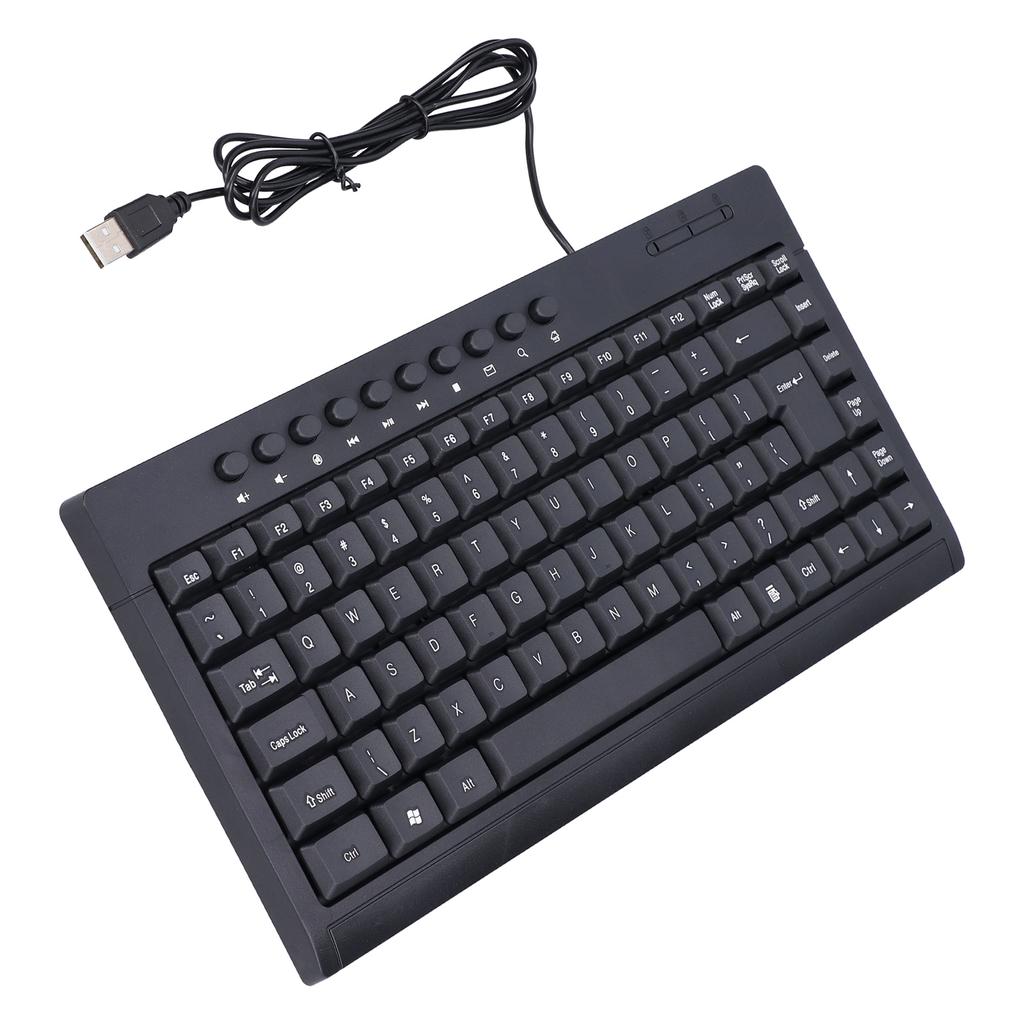 Cheap Wired Keyboard Mini 87 Keys USB Desktop Notebook Computer ...