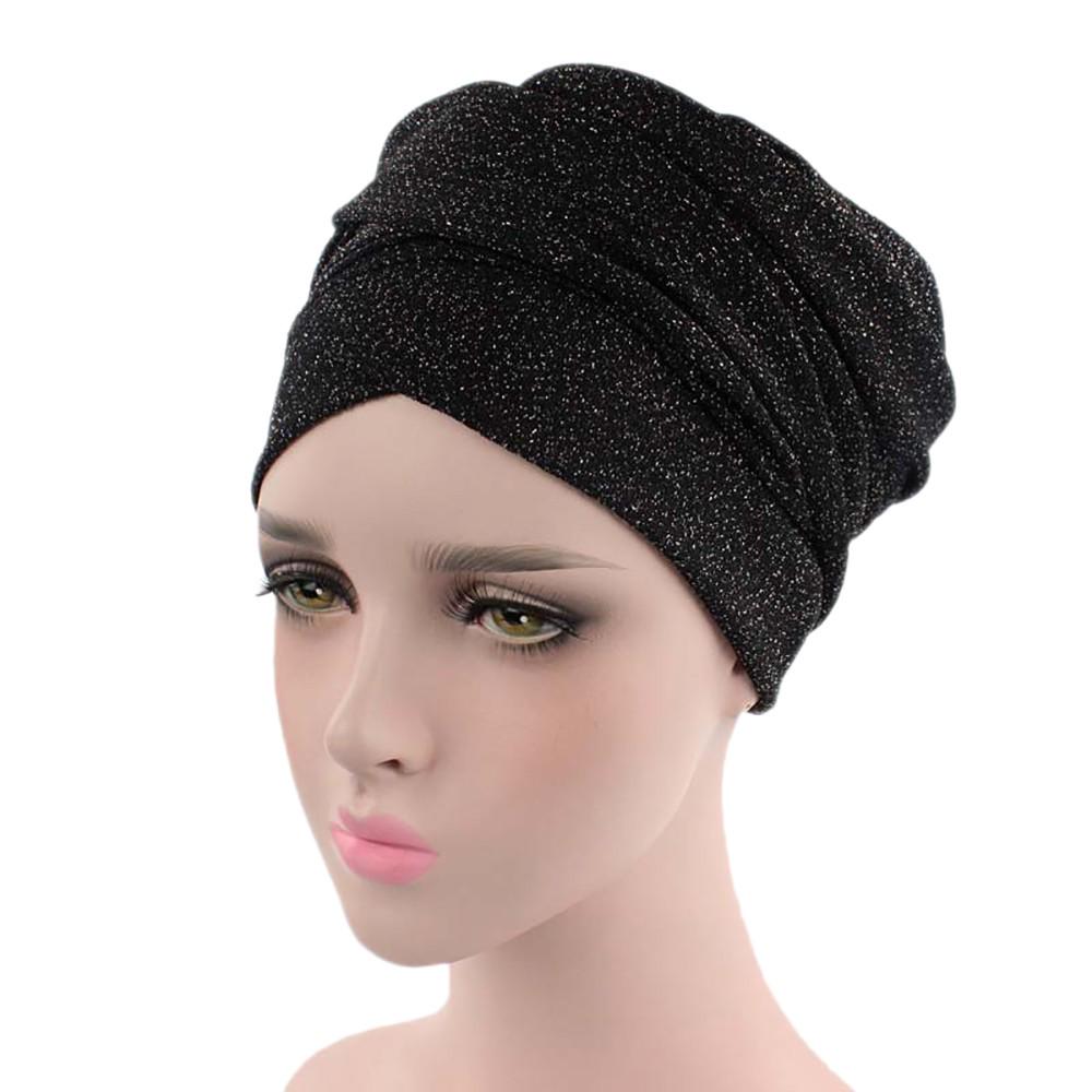 Women Muslim Stretch Turban Hat Head Scarf Wrap Cap uygun fiyatlı satın ...