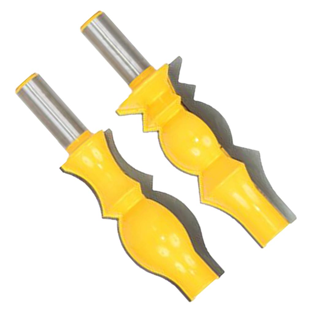 Buy 2pc 1/2" Shank Large Reversible Crown Molding Router Bit ...