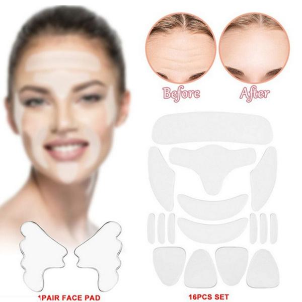 Buy Silicone Anti-wrinkle Head-up Pattern Stickers 11-piece Set of ...